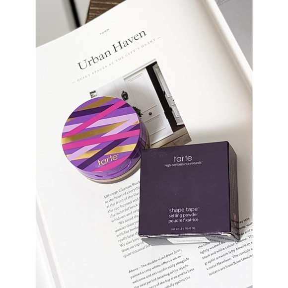 tarte | Makeup | Tarte Shape Tape Setting Powder Translucent Tan Deep ...